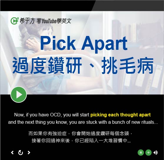 Pick Apart的意思